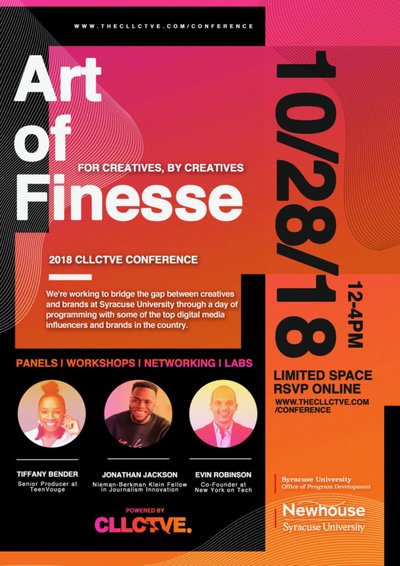 Come to The CLLCTVE Conference, “The Art of Finesse,” October 28 ...