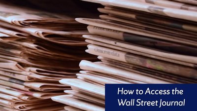 How to Access the Wall Street Journal Video - Syracuse University Libraries