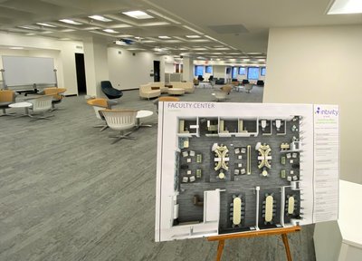 Innovation and collaboration space now open in the new Faculty Commons ...